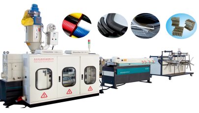 Corrugated pipe machine