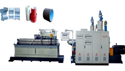 Corrugated pipe machine