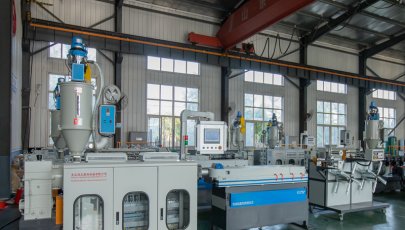 Corrugated pipe machine