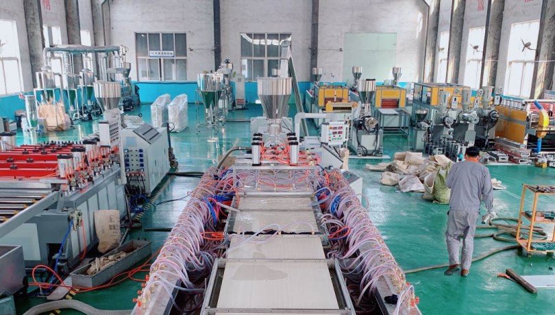 WPC door making machine turnkey production line with auxiliary equipments