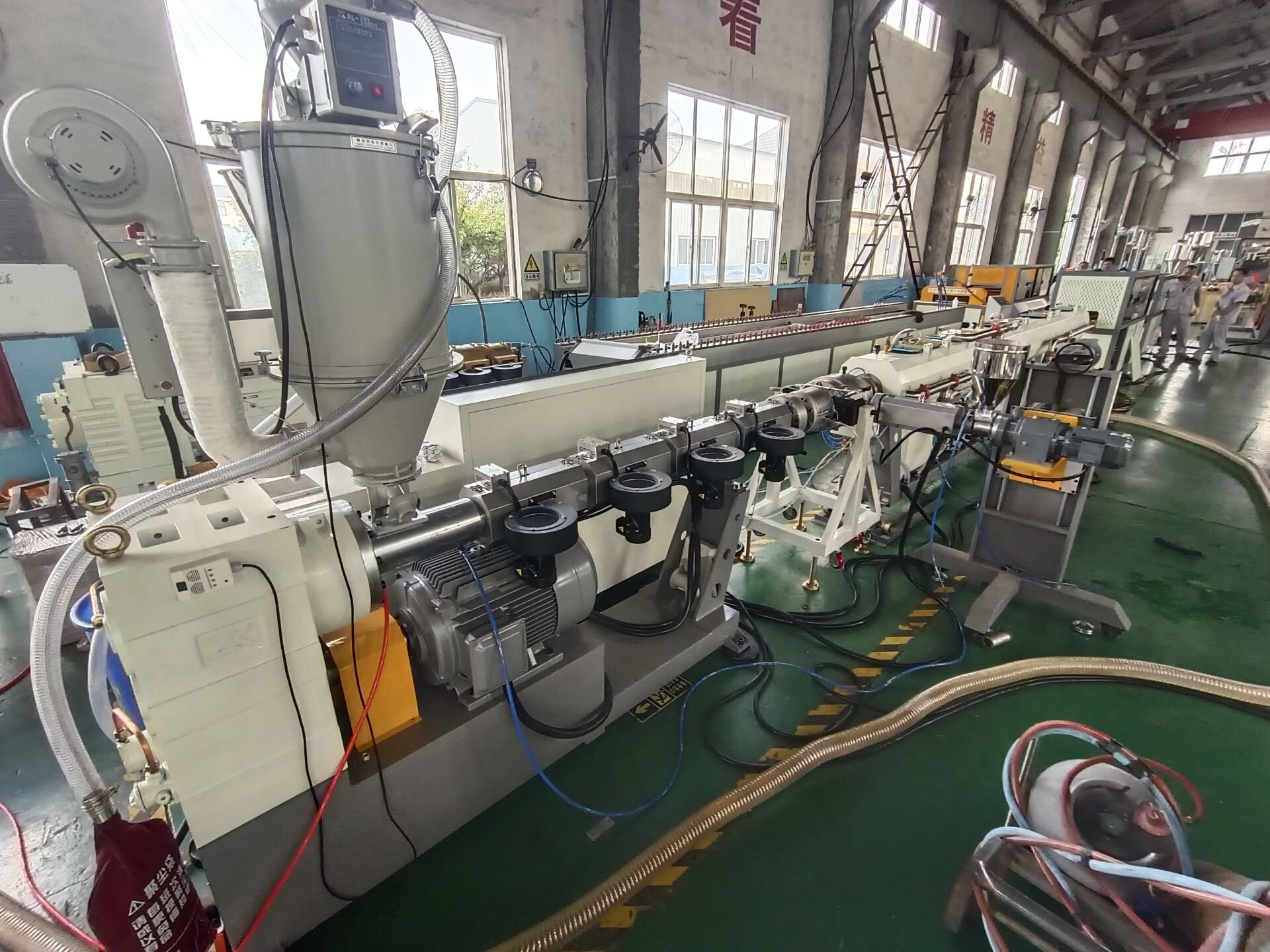 16-63mm PE pipe extrusion machine for Russian customer