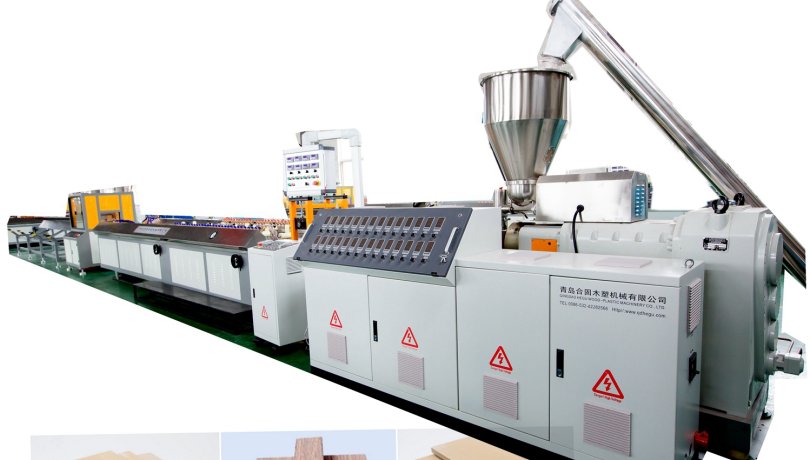 PVC WPC profile extrusion machine for making window and door profile ...