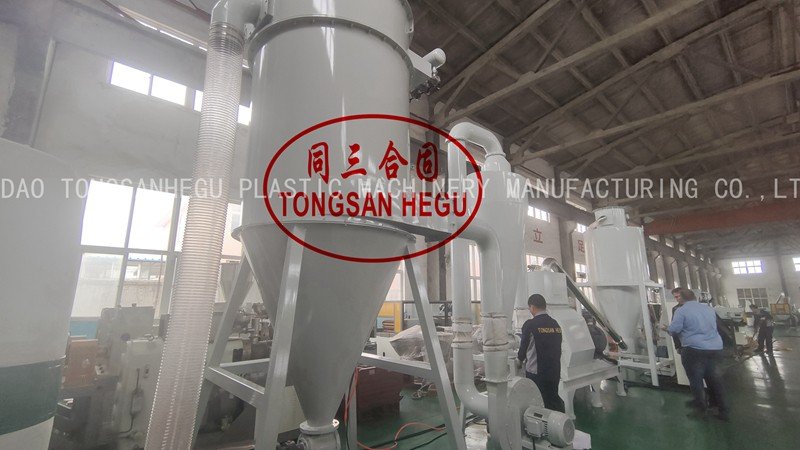 Wood Powder making machine inspected successfully by customer from germany