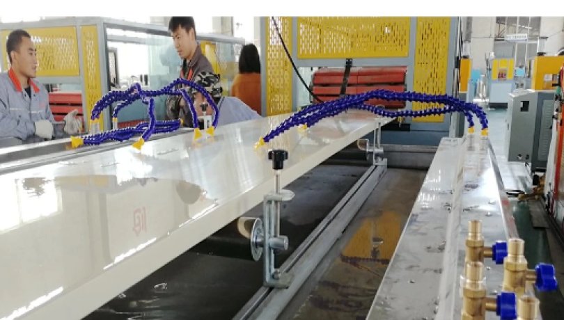 WPC Machine 600-1100mm PVC WPC Panel Board Machine / Wood Plastic ...