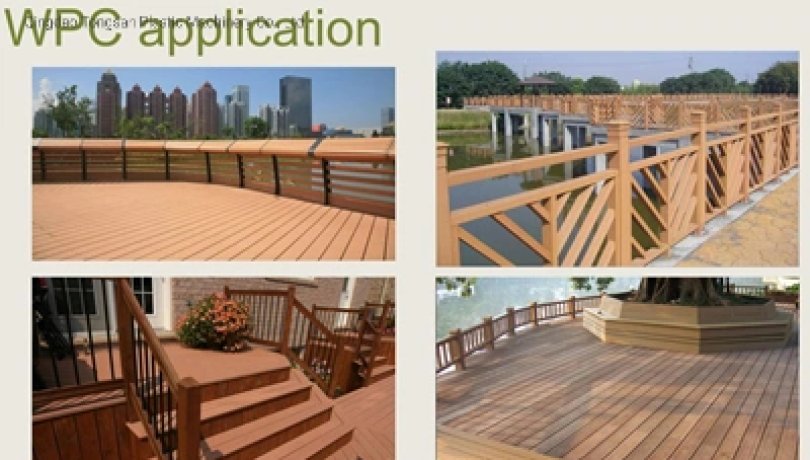 Plastic Recycling Machine Making WPC Fence Mixing with Wood Sawdust