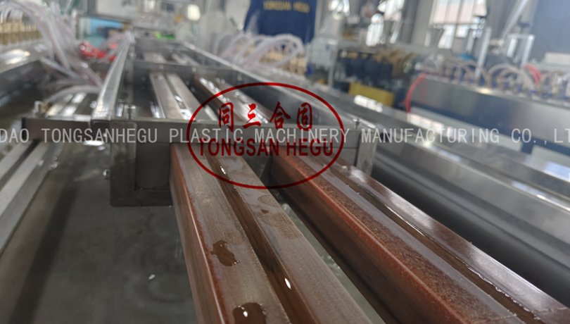 WPC decking profile making machine complete WPC production process