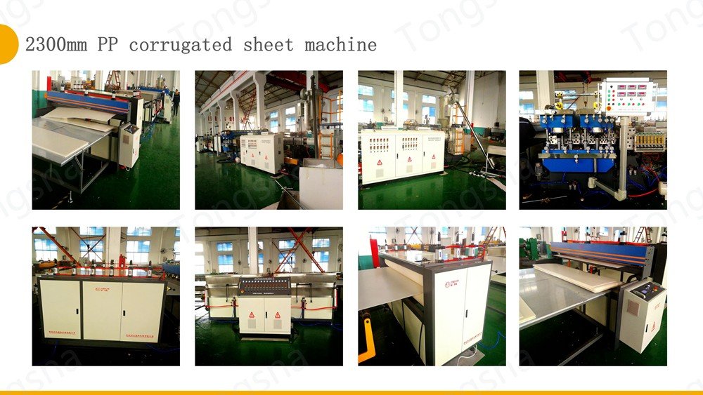 pp corrugated sheet machine