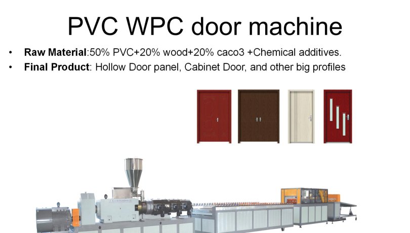 Wood Plastic Composte WPC extrusion machine
