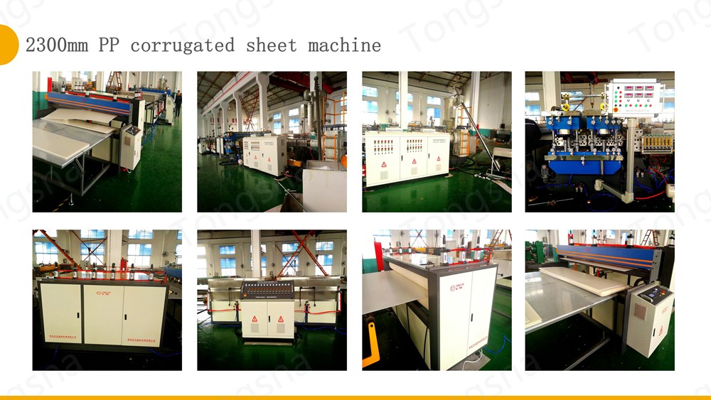 pp flute sheet machine